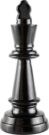 Ambia Home Schachfigur, Schwarz Hochglanz, Kunststoff, Uni, K&ouml;nig, 27.5 cm, Bsci, zum Stellen, handgemacht, handgemalt, Dekoration, Skulpturen & Dekoobjekte, Sku