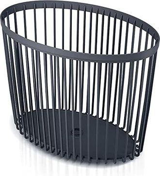 Prosperplast Gartenkorbst&uuml;tze - dekorativer Beistelltisch CLUBO 55L., Abmessungen (mm) 568x348x450, Farbe Anthrazit