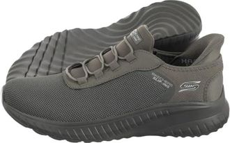Skechers Bobs Squad Chaos Tough Walk Slip-Ins Baskets pour Homme Olive Pointure 41,5