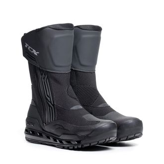 TCX CLIMA 2 SURROUND GORE-TEX, Motorrad-Touring-Stiefel, Mann, Schwarz/Dunkelgrau, 42
