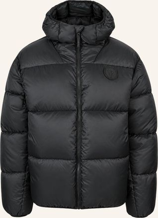 Carlo Colucci Carlo Colucci Wattierte Jacke Mit Austauschbarem Badge Furnari schwarz