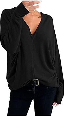 Generic Tunique Femme Linfemme Tunique &Agrave; 3/4 Manches Longues Chemise Imprim&eacute;e Floraux pour Les Femmes Casual &Eacute;l&eacute;gant Chic Blouses D&eacute;contract&eacute; Couleur Unie Mod
