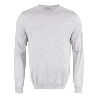 THE (ALPHABET) Bords en maille c&ocirc;tel&eacute;e - Homme - Pulls - Gris - Taille: 2XL
