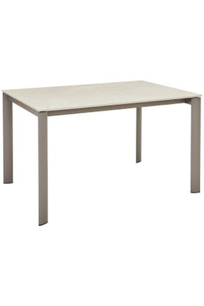 Connubia Esstisch, Greige, Graubraun, Metall, Holzwerkstoff, rechteckig, eckig, 90x76x130-180 cm, ausziehbar, Esszimmer, Tische, Esstische, Esstische ausziehba