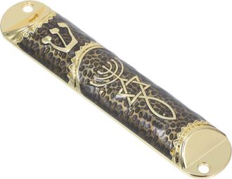 SOLUSTRE Tür- Aus Metall Mit Schriftrolle Jüdisches Dekor Für Außentür Befestigung Am Türrahmen Und Dekorativ Passend Für Viele Orte