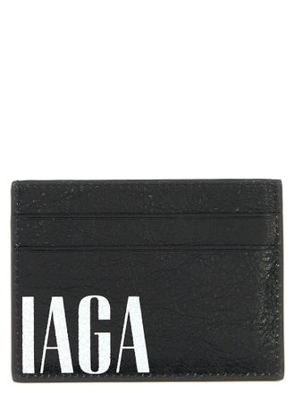Balenciaga Mens Bicolor Lamb Leather Cardholder Accessory