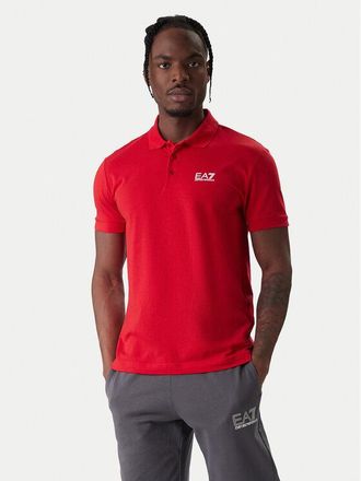 Emporio Armani Poloshirt 8NPF14 PJVQZ U5072 Rot Regular Fit