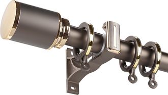 Generic Gardinenstangen Mit 2.8cm Durchmesser, 70-600 cm Robuste Fenster Vorhangstange Mit Aluminiumhalterung, Metallendkappen F&uuml;r Die Fenster-Terrassendekora