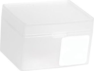 Generic Petite Boîte de Rangement Transparente, Charnières avec Charnières, Petit Organisateur en Plastique Transparent