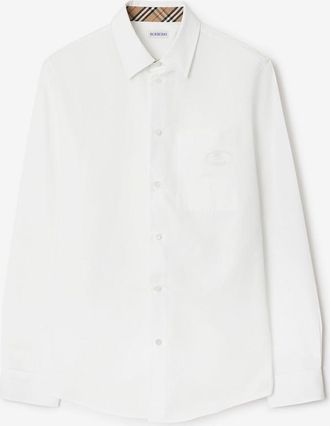 Burberry Chemise en popeline de coton, Size: XS