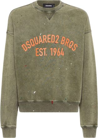 Dsquared2 sweat à logo imprimé - Vert