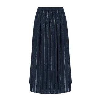 Max Mara Damen, R&ouml;cke, Blau, MGr&ouml;&szlig;e