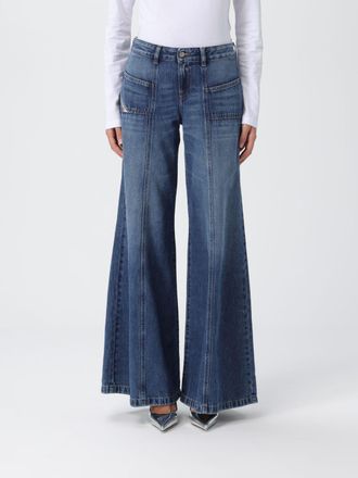 Diesel Jeans DIESEL Femme couleur Bleu