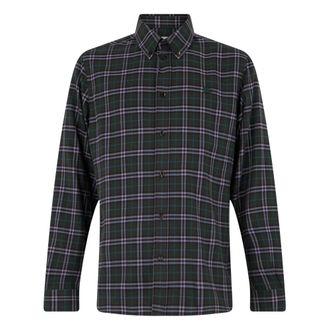 Burberry Gekariertes Baumwollhemd - - Shirts - Herren - Gr&uuml;n - XL