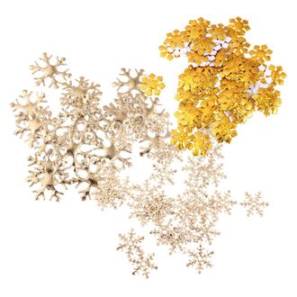 Valiclud 500st&uuml;cke Schneeflocken-konfetti f&uuml;r Partydekoration und Weihnachtsfeiern Leicht und Unbedenkliches Material f&uuml;r Hochzeiten Geburtstage und Bankette