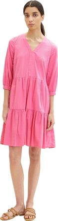 Tom Tailor Damen 1036653 Kleid, 31647 - Nouveau Pink, 42