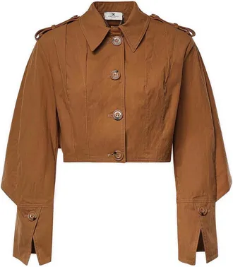 Elisabetta Franchi Veste Casual - Marron