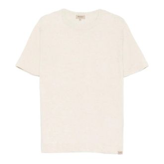 Woolrich Homme, Tops, Blanc, Taille: 2XL T-shirt Tricot Manches Courtes