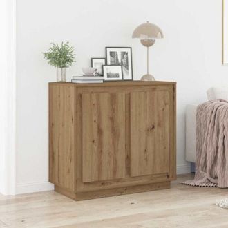 vidaXL Buffet en Ch&ecirc;ne Artisan ch&ecirc;ne artisanal 80 x 34 x 75 cm Vidaxl