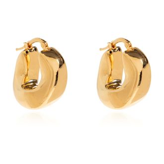 Jil Sander Femme, Accessoires, Jaune, Taille: ONE Size Hoop Earrings