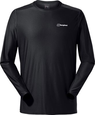 Berghaus Herren 24/7 Langärmeliges Tech Baselayer T-Shirt, Schwarz, XL