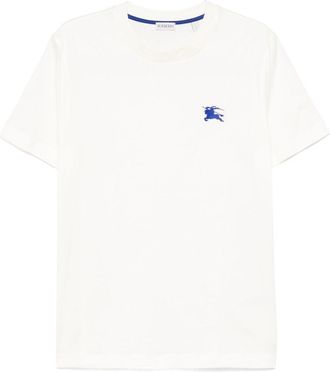 Burberry t-shirt à motif Equestrian Knight brodé - Tons neutres