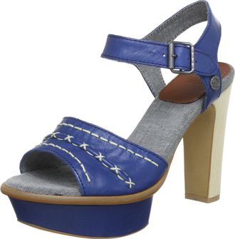 Tommy Jeans Damen Holly 2 Kn&ouml;chelriemchen, Blau (Ensign Blue 425)