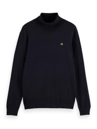 Scotch & Soda Herren Turtleneck Sweater Pullover, Insignia Blue 410, XL