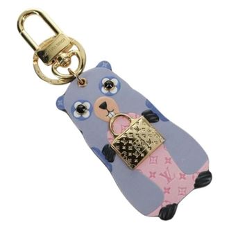 Louis Vuitton Porte-cl&eacute;s Charms en Toile Pre-owned - Femme - Pre-owned - Violet - Taille: ONE Size