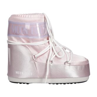 Moon Boot Botte Basse Icone Pearly - Femme - Chaussures - Rose - Taille: 42 EU