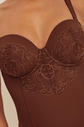 Next Unterkleid Figurformendes Unterkleid mit Spitze und K&ouml;rbchen (1-tlg)