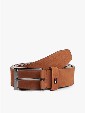 Tommy Hilfiger Ceinture en cuir &agrave; boucle rectangulaire