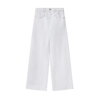 Isabel Marant Lemony Wide Hosen - - Trousers - Damen - Wei&szlig; - S