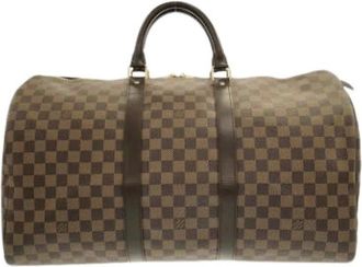 Louis Vuitton unisex, Pre-owned, Brun, Taille: ONE Size Sac Week-end en Toile Pre-owned