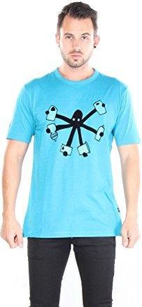 G-Star RAW Dr 2 Oc Wor Tee T-shirt, Bleu (Dk Reef Htr 5540), Medium (Taille fabricant: M) Homme