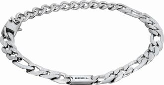Breil Armband f&uuml;r M&auml;nner GROOVY Kollektion TJ1978 - Edelstahl Schmuck mit Metallverschluss - 22 cm L&auml;nge