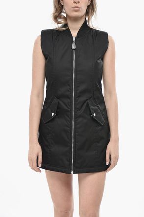 Gucci Gesteppter Zip-up-Kleid mit Pattentaschen Gucci