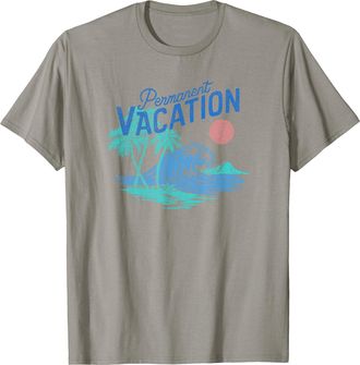 Trendy Apparel Trendy Permanent Vacation Palms & Island Sunny Scene T-Shirt
