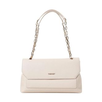 Twinset Perlen Umh&auml;ngetasche - - Bags - Damen - Beige - ONE SIZE