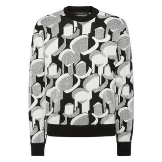 Billionaire Boys Club Merino Strickpullover Rundhals - - Knitwear - Herren - Schwarzk - 3XL