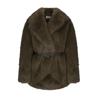 P.A.R.O.S.H. Gr&uuml;ner Polyester Mantel f&uuml;r Frauen - - Jackets - Damen - Gr&uuml;n - L