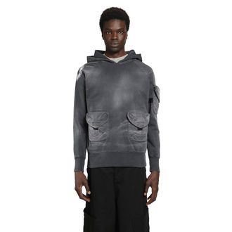 Massimo Sabbadin Tas Gabardina Washed Hooded Sweatshirt