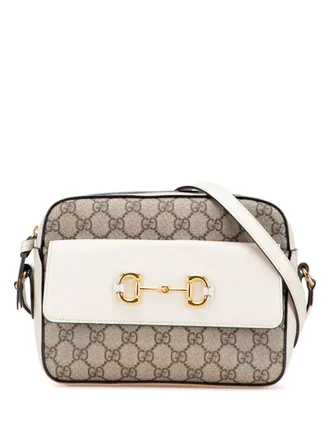 Gucci petit sac &agrave; bandouli&egrave;re Horsebit 1955 (2016-2025) - Marron