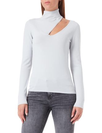 Sisley Sisley Damen L/S 11APM101E Sweater, Pearl Grey 090, S