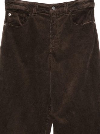 Emporio Armani Brown Corduroy Jeans - Brown