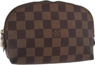 Louis Vuitton Pre-owned Damier Ebene Pouch - Femme - Pre-owned - Brun - Taille: ONE Size