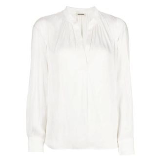 Zadig&Voltaire Damen, Blusen & Hemden, Wei&szlig;, SGr&ouml;&szlig;e