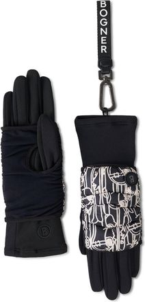 Bogner Handschuh Touch für Damen - Off-White/Schwarz - M