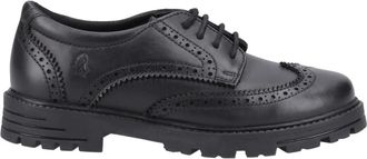 Hush Puppies Mädchen Schul-Uniform-Schuhe Maxine, Leder (Schwarz)