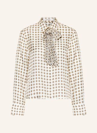 Dorothee Schumacher Dorothee Schumacher Hemdbluse Aus Seide Mit Abnehmbarer Schluppe weiss